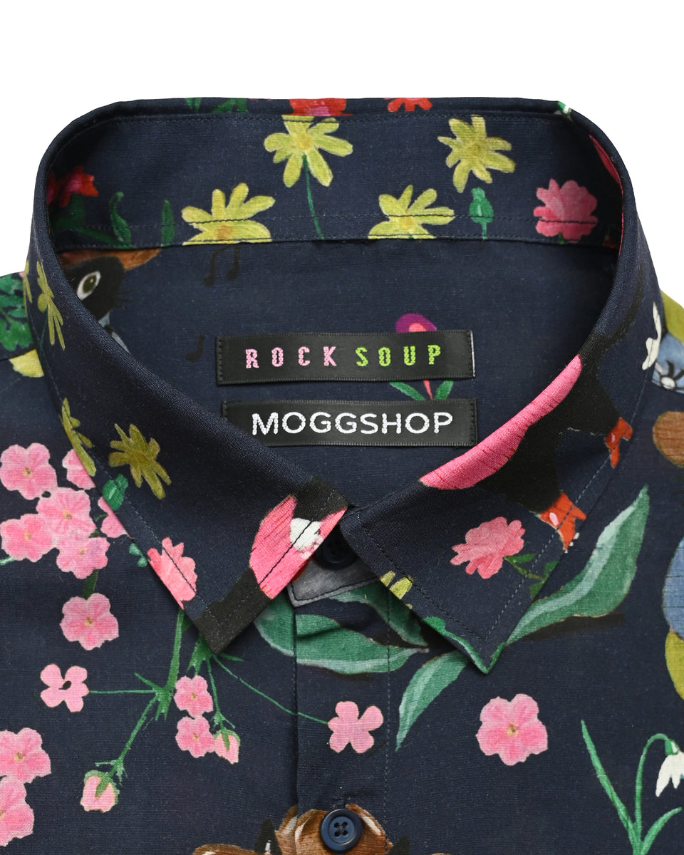 MOGGSHOP L/S Shirt | Navy – ROCK|SOUP